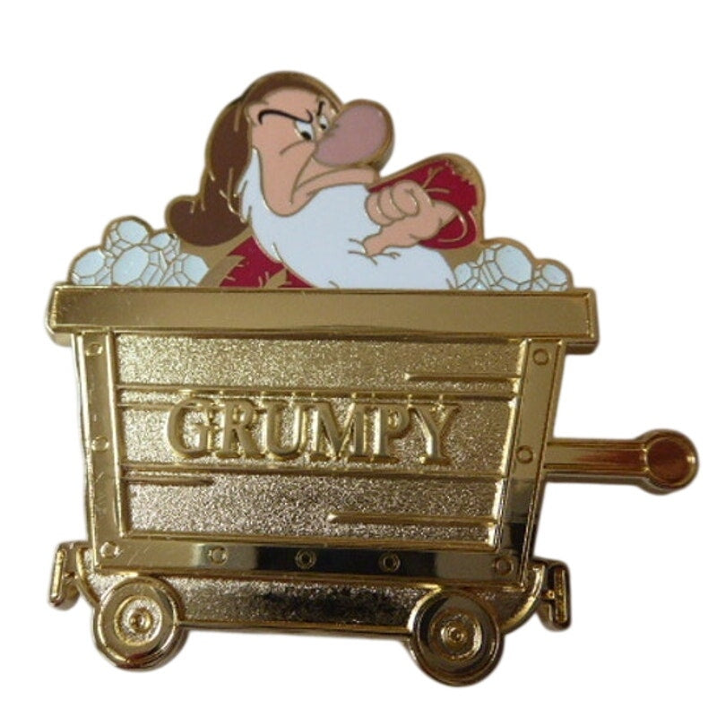 Monogram Grumpy Chaser Dwarfs Mine Cart Mystery PALM – DisTradingPins4U