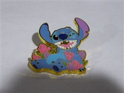 Disney Trading Pins 155360 Loungefly - Stitch - Grinning with Tulips ...